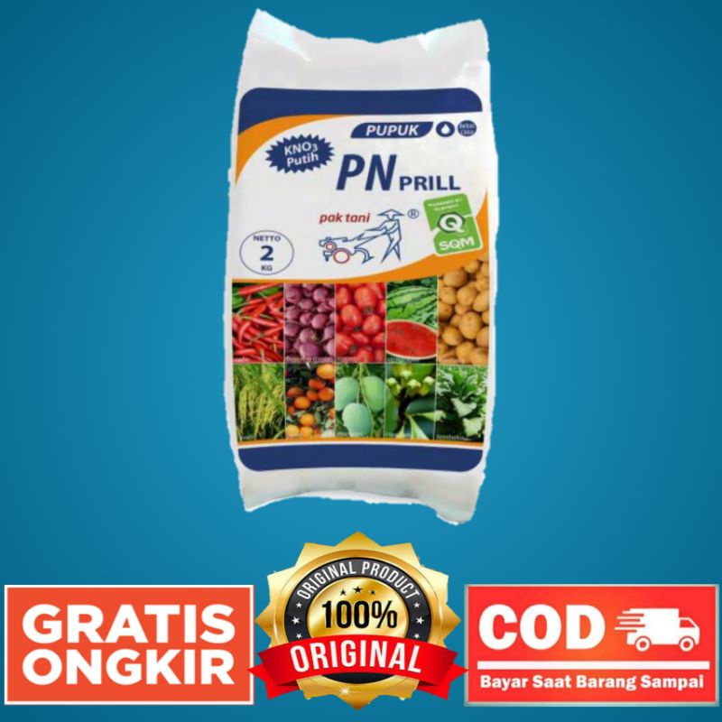 Jual Pupuk KNO3 putih PN prill pak tani repack 100 gram | Shopee Indonesia