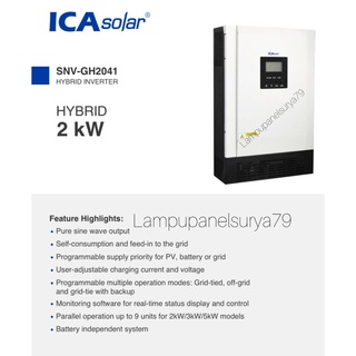 Jual Hybrid Inverter ICA SOLAR 2KW Bidirectional Ongrid Offgrid 48V ...