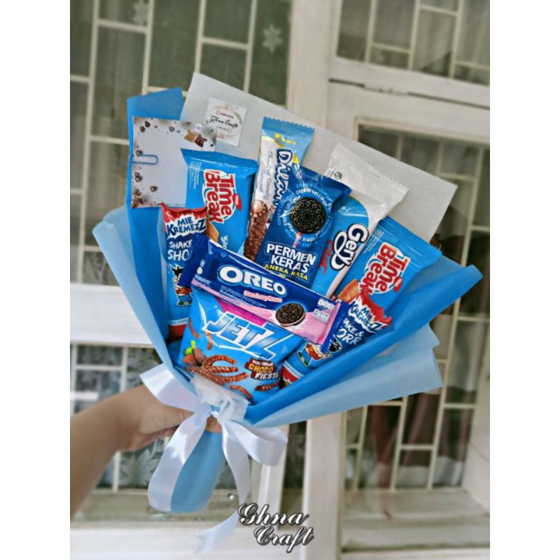 Jual [WAJIB DUS PACKING] Buket Snack Wisuda Bouquet Bucket Hadiah ...