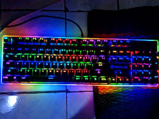 Rexus MX10 Mechanical Keyboard RGB - Gaming MX-10 Blue Red Brown Switch ...