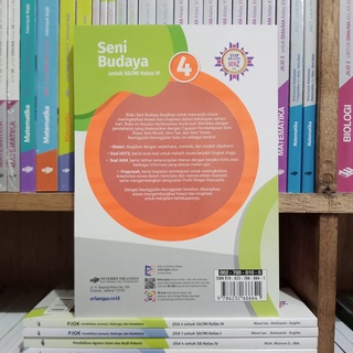 Jual BUKU SENI BUDAYA KELAS 4 SD KURIKULUM MERDEKA 2021 ERLANGGA | Shopee Indonesia