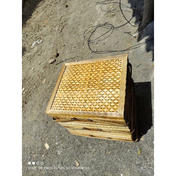 Jual BOX BAMBU 35x40x12 / HAMPERS BAMBU / BOX HAMPERS / BOX ANYAM / BOX ...