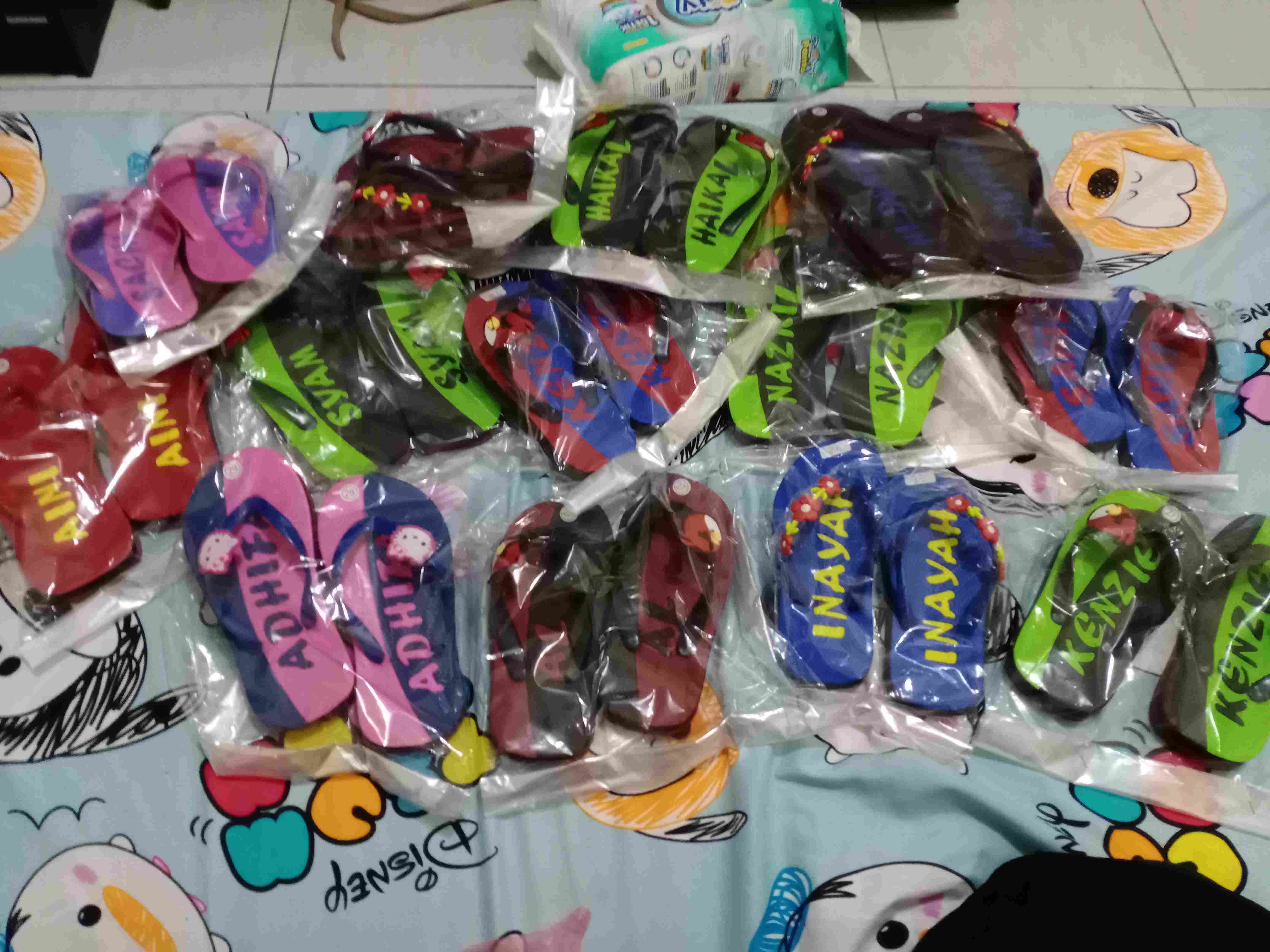 Sendal Custom | Sendal nama | Sendal murah | Sendal Jepit | Shopee ...