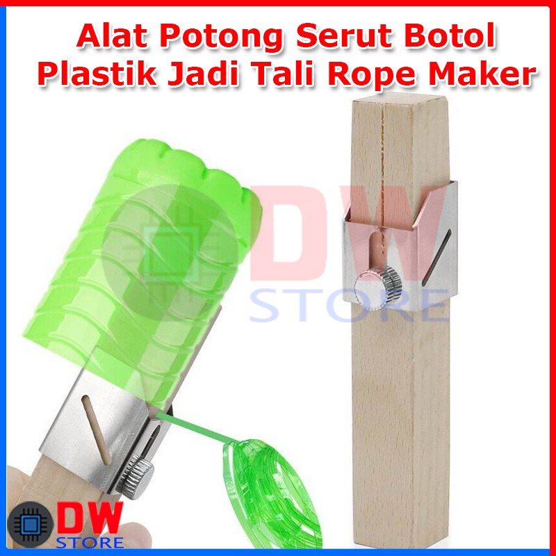 Jual Alat Potong Serut Botol Plastik Minuman Aqua Jadi Tali Rope Maker ...