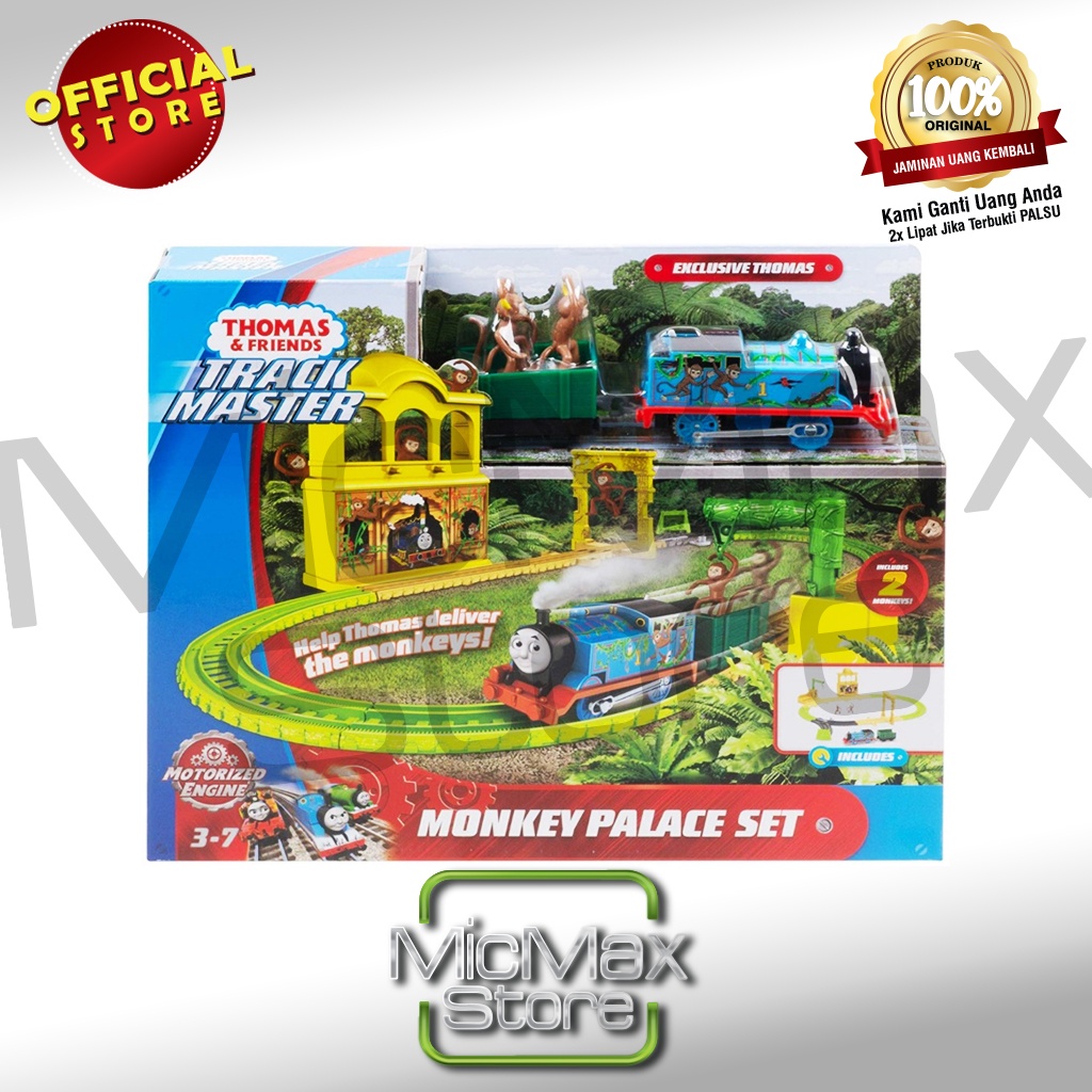 Jual Thomas & Friends TrackMaster Monkey Palace Set FXX65 | Shopee ...