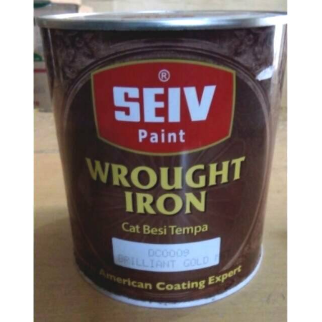 Jual Cat Seiv Wrought Iron Emas Brilliant Gold Metallic | Shopee Indonesia
