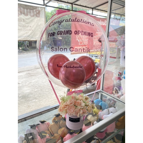 Jual BLOOM BOX BALON BUNGA HADIAH WISUDA GRAND OPENING ANNIVERSARY KADO ...