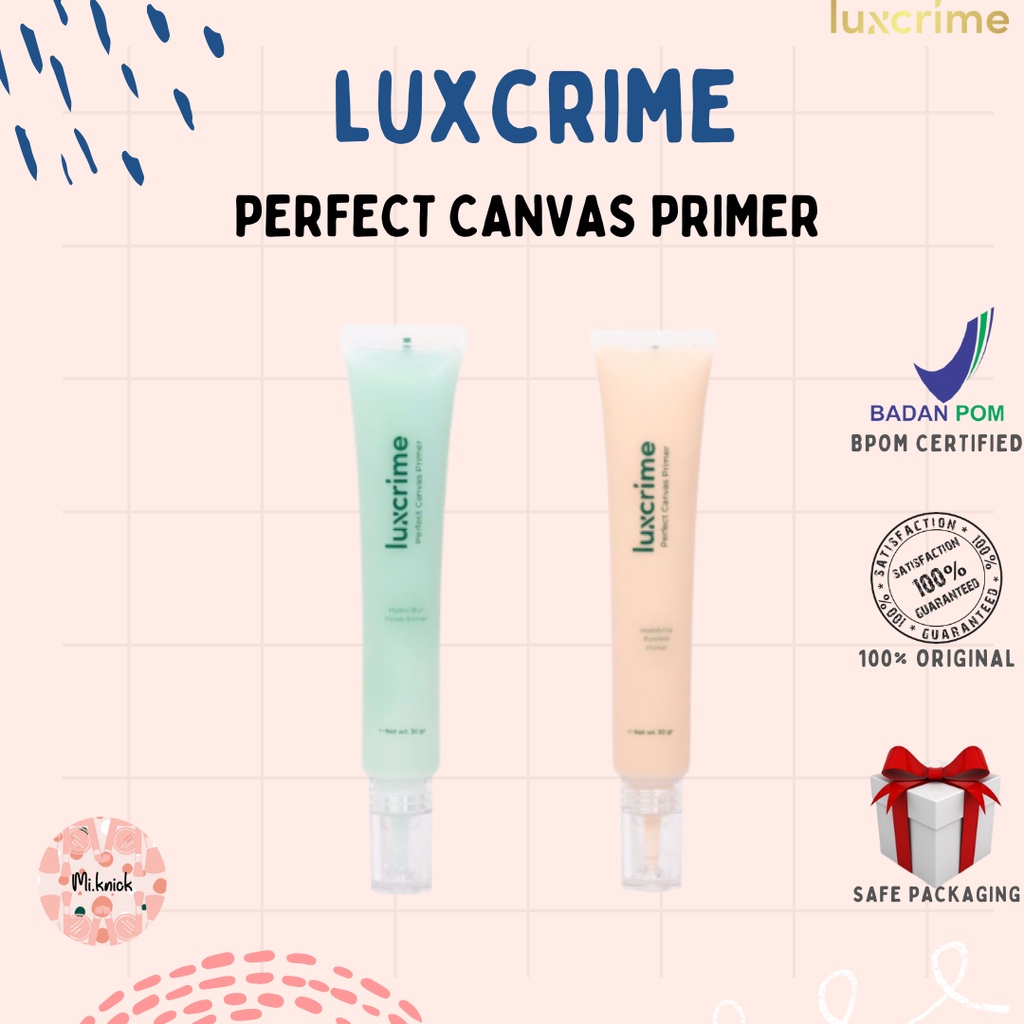 Jual Luxcrime Perfect Canvas Primer | Shopee Indonesia