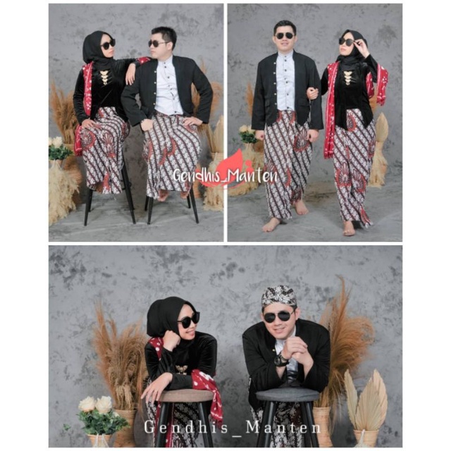 Jual Set Baju Prewed / Baju Adat Jawa - Solo, Motif Parang Garuda ... Jual Set Baju Prewed / Baju Adat Jawa - Solo, Motif Parang Garuda ...