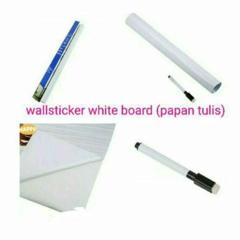 Jual WALL STIKER PAPAN TULIS / WALL STICKER CORET / WALL STICKER GAMBAR ...