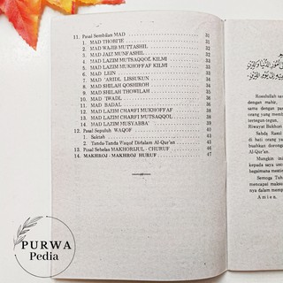 Jual BUKU TAJWID KITAB TAJWID BAHASA INDONESIA LENGKAP ILMU TAJWID ...