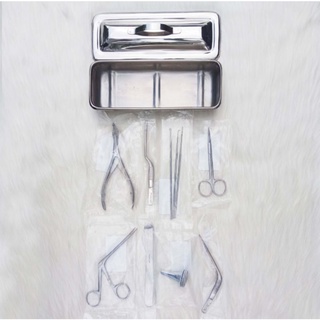 Jual THT Set Paket Komplit 11 item + Bak Instrumen 508 Stainless Steel ...