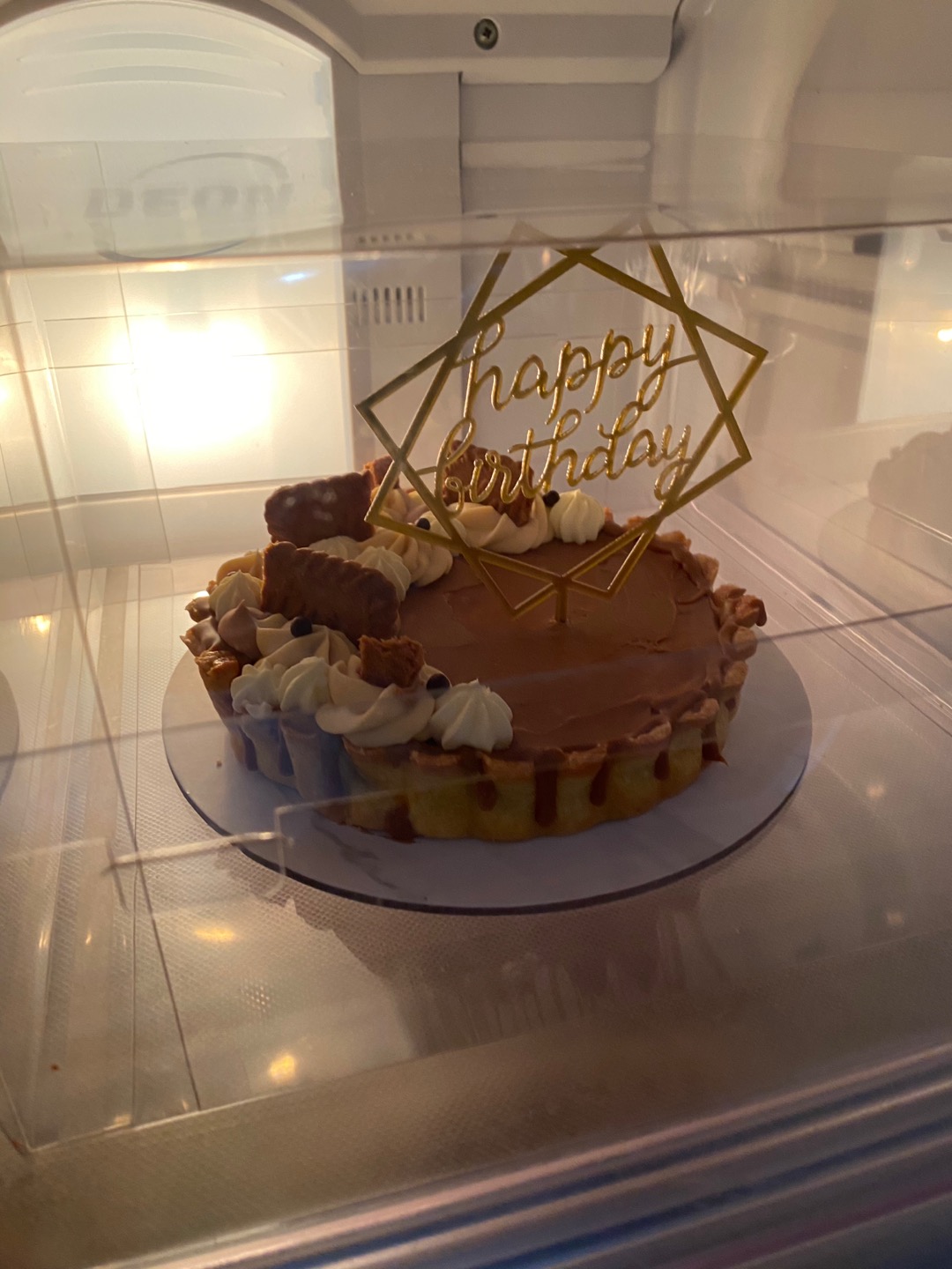 Glass Cake Box / Kotak kue 25cm / Kotak kue bening / Kotak kue clear ...
