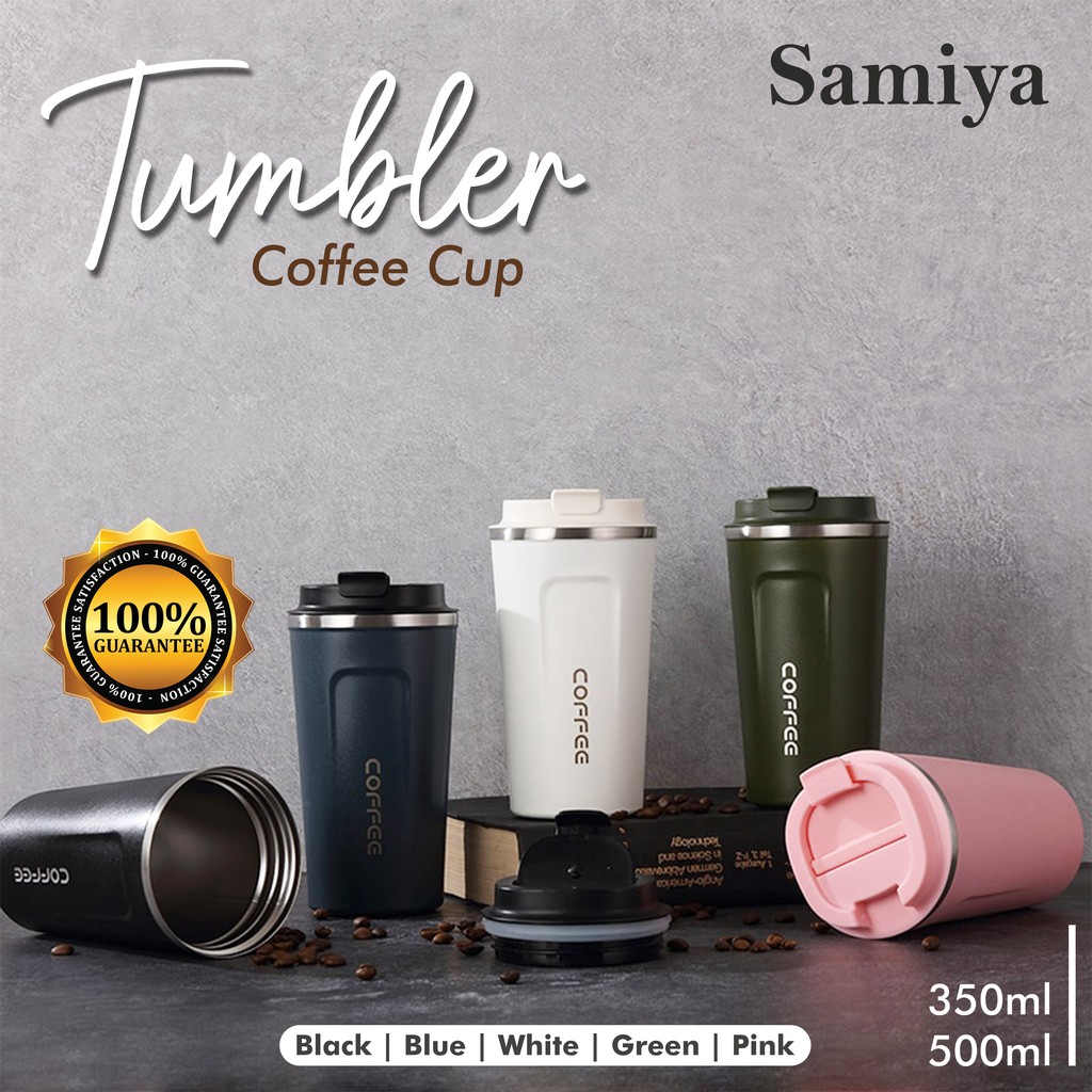 Jual coffee tumbler mug travel portable / thermos minuman kopi / termos ...