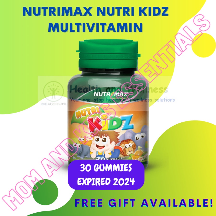 Jual NUTRIMAX NUTRI KIDZ MULTIVITAMIN 30 TABLET KUNYAH NUTRIKIDZ KIDS ...