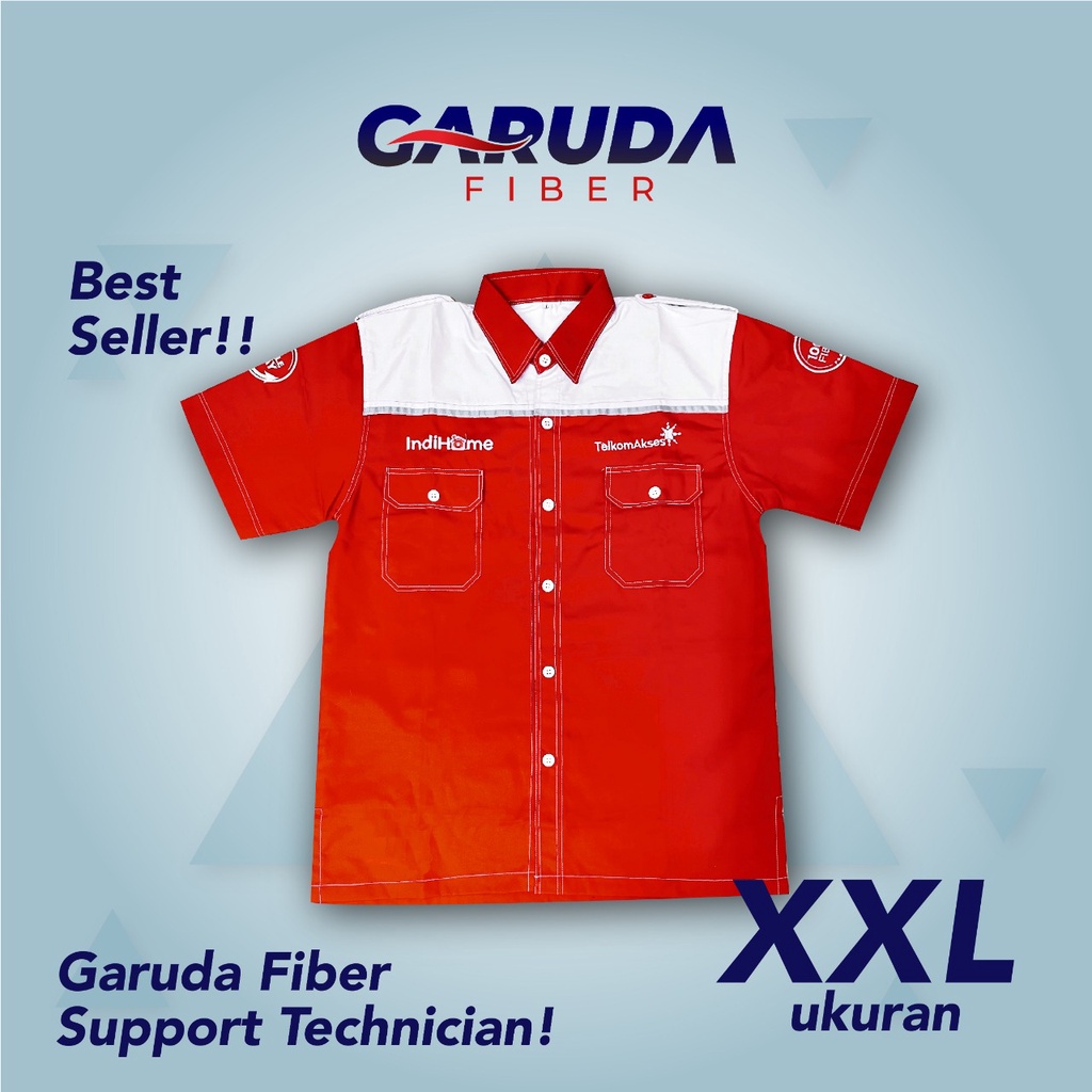 Jual Baju INDIHOME Seragam Telkom Kualitas Bagus AMERICAN DRILL AM1919 ...