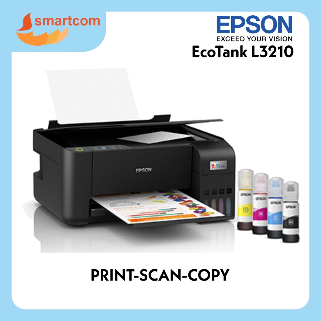 Jual PRINTER Epson L3210 A4 All-in-One Ink Tank - pengganti epson L3110 | Shopee Indonesia