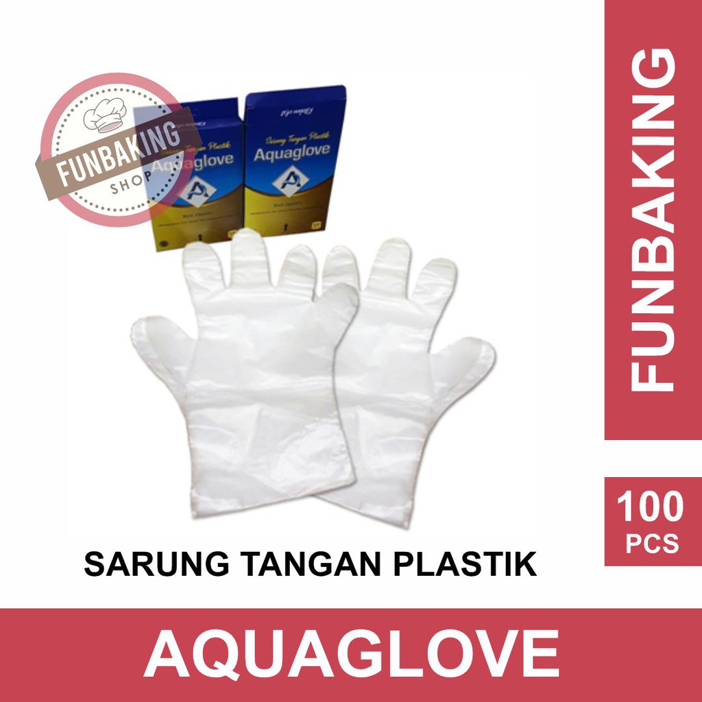 Jual FunBaking - Sarung tangan plastik merk Aquaglove | Shopee Indonesia