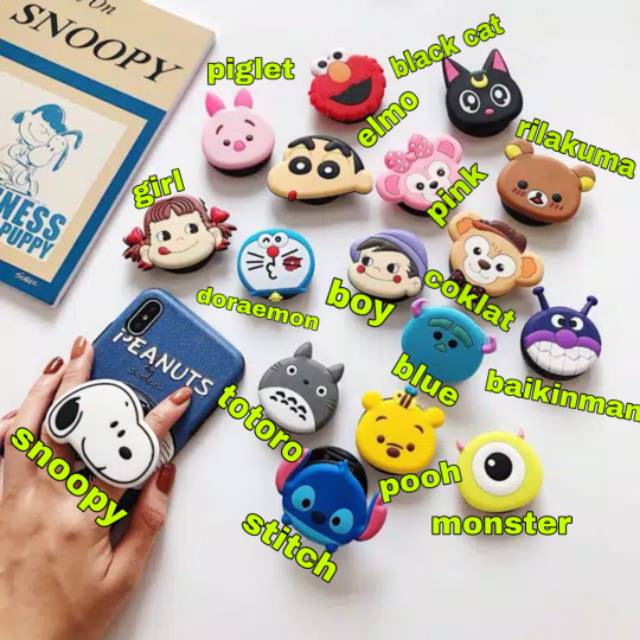 Jual POP SOCKET HP (supaya hp bisa digenggam kuat pada tangan ...