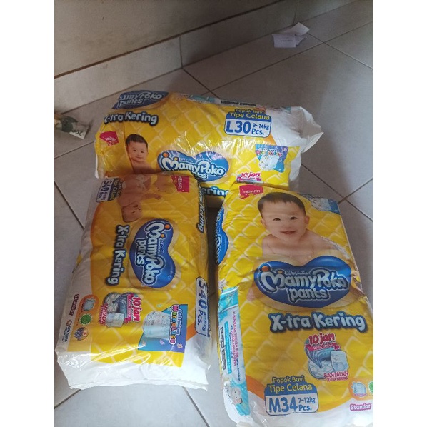 Jual pampers/popok/diapers merk Mamy poko X-trakering | Shopee Indonesia