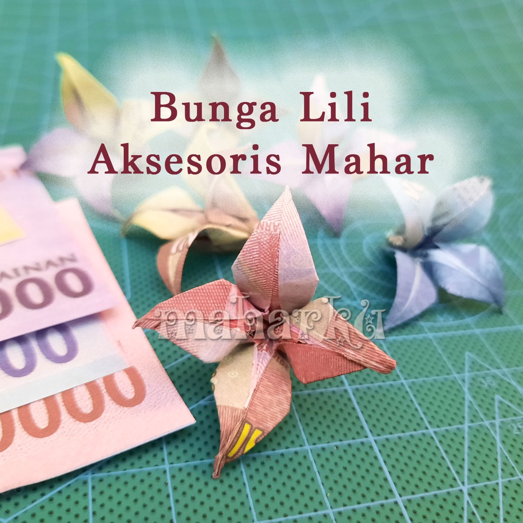 Jual Bunga Uang Mahar Aksesoris Dari Uang Kertas Replika / Dekorasi ...