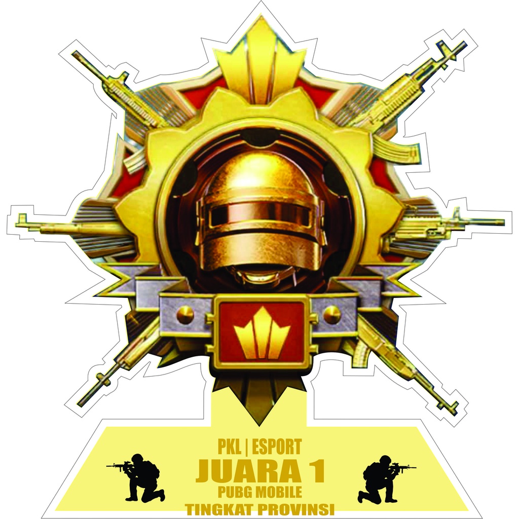 Jual Trophy/Plakat/Piala PUBG/Bahan Akrilik 3mm dan 6mm/Bisa Customs ...