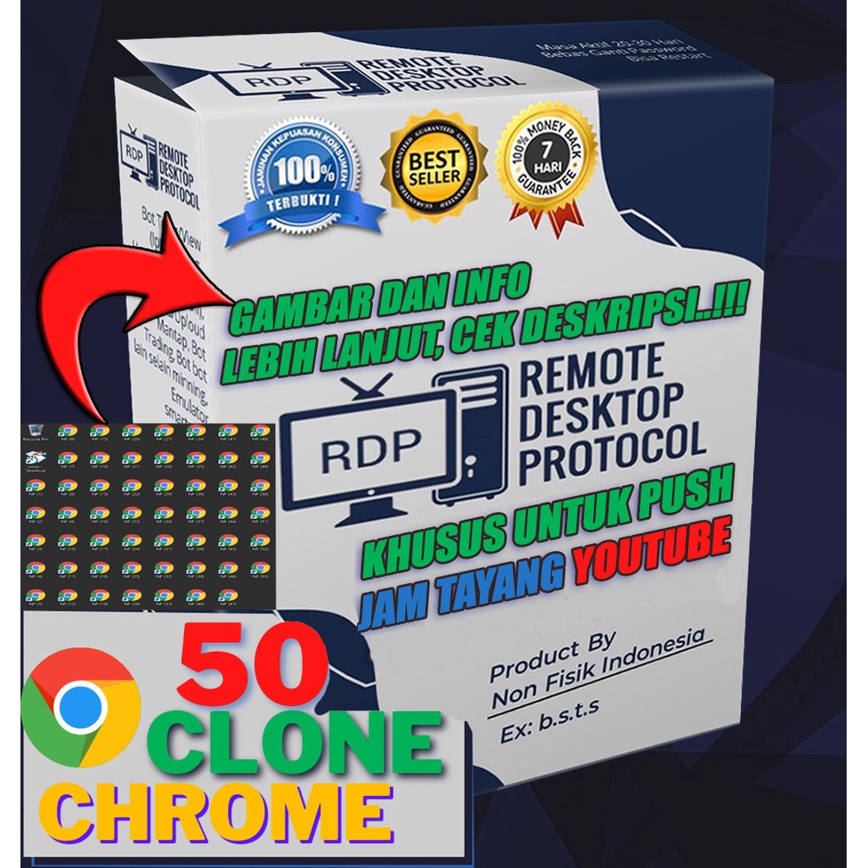 Jual RDP [SPESIAL] 50 Clone Browser Full Servis dan BerGaransi ...