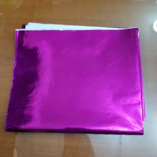 Kertas Mas / Kertas Timah / Metalizing ukuran 50x65 ( 1 paket isi 20 ...