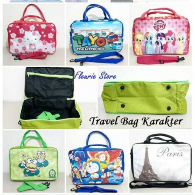 Travel Bag Karakter Tas Piknik Besar | Shopee Indonesia