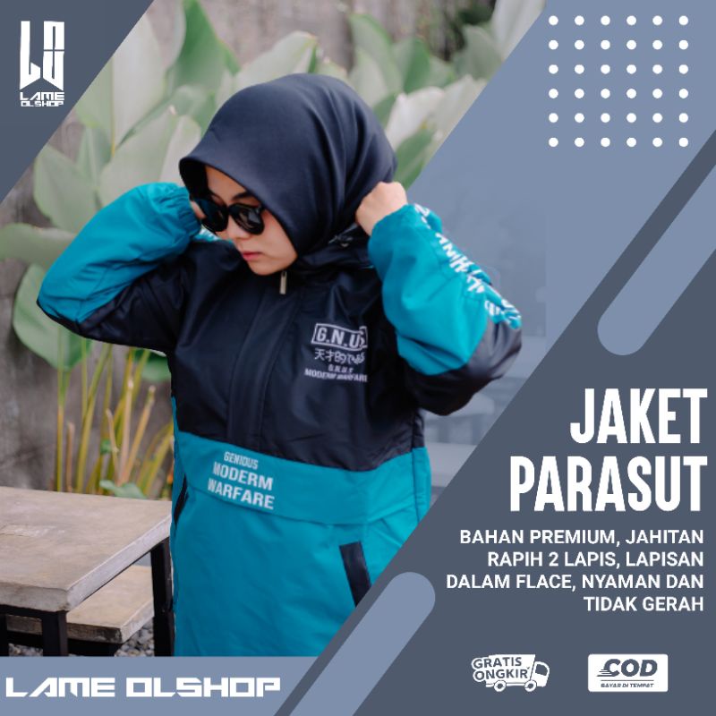Jual jaket parasit laki laki dan perempuan outdoor murah | Shopee Indonesia