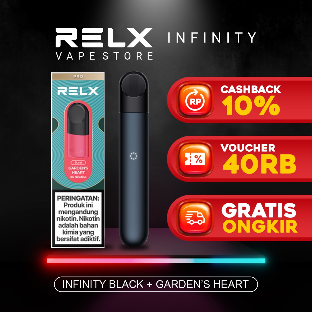 Jual In Stock Relx Vape Infinity Bundle Device kit Berbagai rasa ...