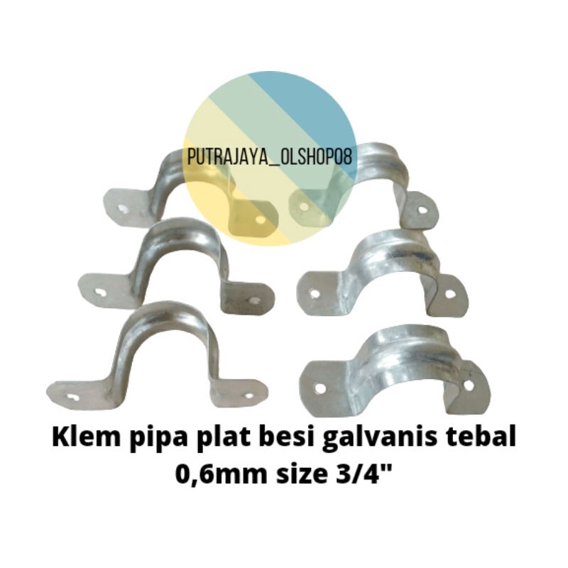 Jual klem pipa 3/4" klem paralon 3/4" klem plat omega 3/4" | Shopee ...