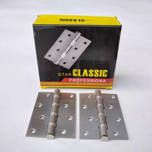 Jual engsel 4" inch engsel PINTU rumah merek classic engsel tebal besi ...
