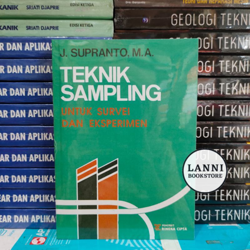Jual TEKNIK SAMPLING Untuk Survei dan Eksperimen | Shopee Indonesia