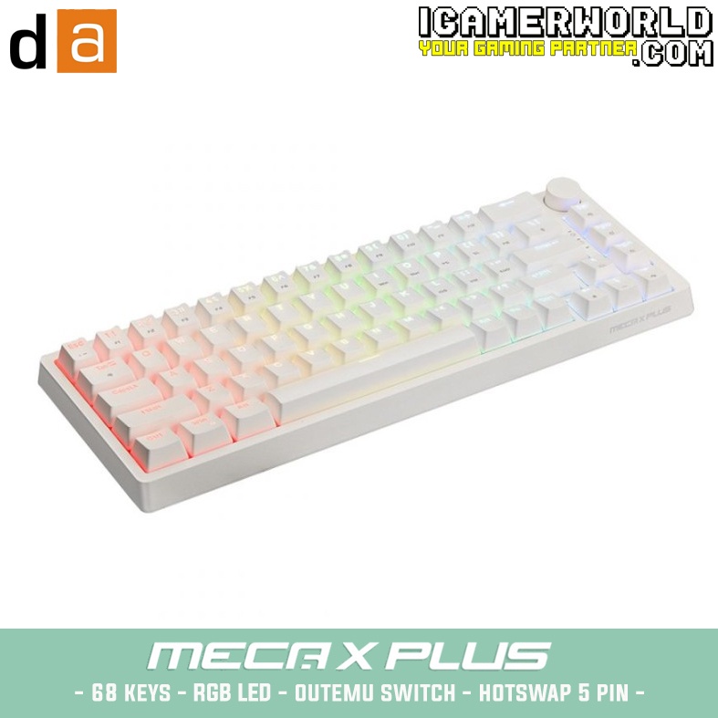 Jual Digital Alliance Meca 6X Plus RGB Hotswap Mechanical Gaming ...