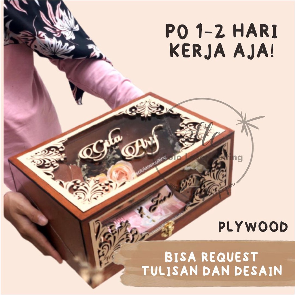 Jual BOX MAHAR | BOX PERHIASAN SET | BOX UANG MAHAR CUSTOM | JEWELRY SET BOX COSTUM SESERAHAN ...