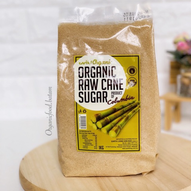 Organic Raw Cane Sugar / Gula Tebu Organik 1kg | Shopee Indonesia