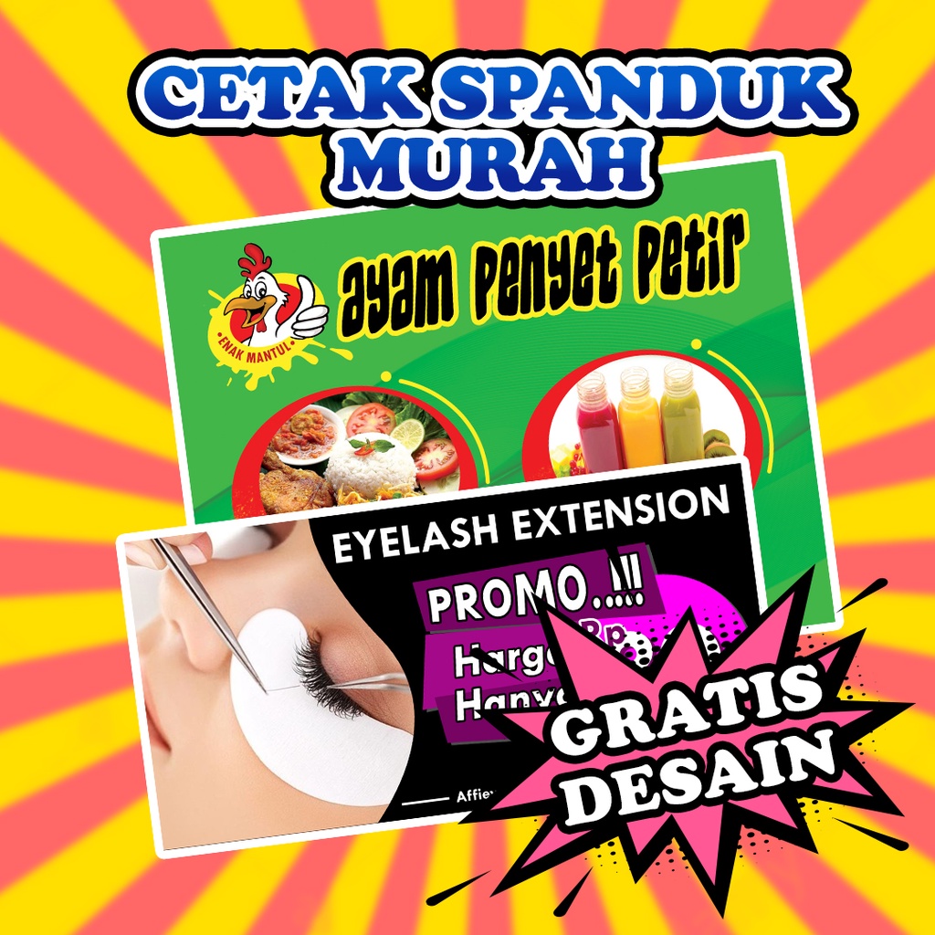 Jual PROMO Cetak Banner / Spanduk Murah + Free Desain | Shopee Indonesia Jual PROMO Cetak Banner / Spanduk Murah + Free Desain | Shopee Indonesia