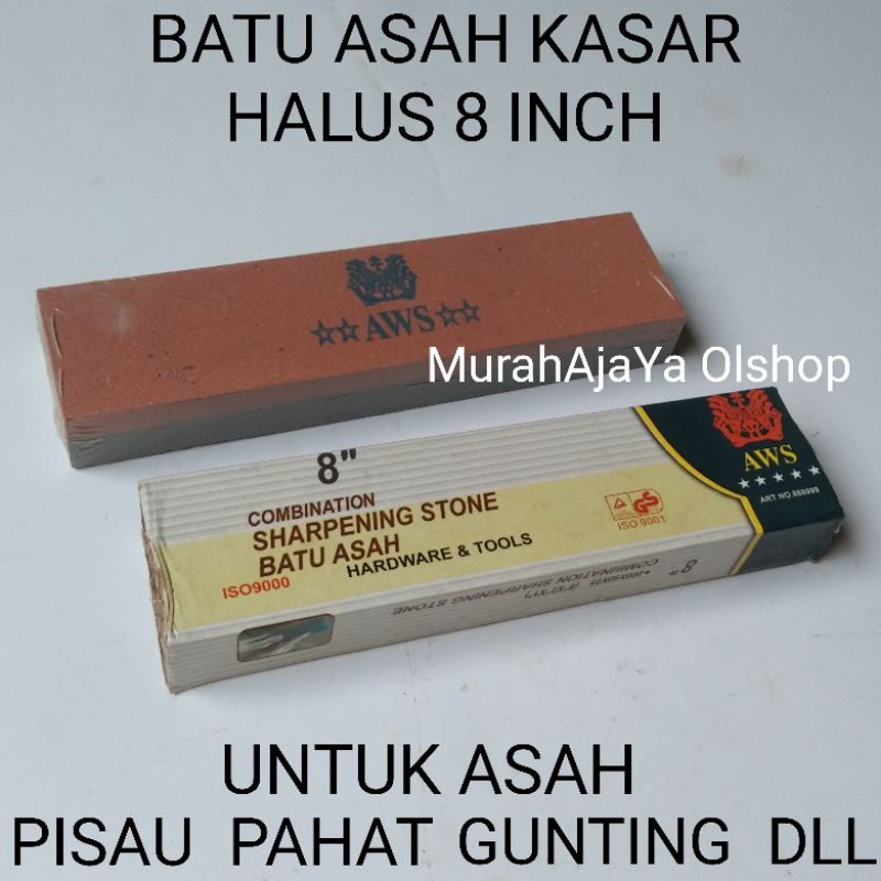 Jual BATU ASAH / BATU GOSOK / BATU UNGKAL 8 INCH KASAR DAN HALUS UNTUK ...