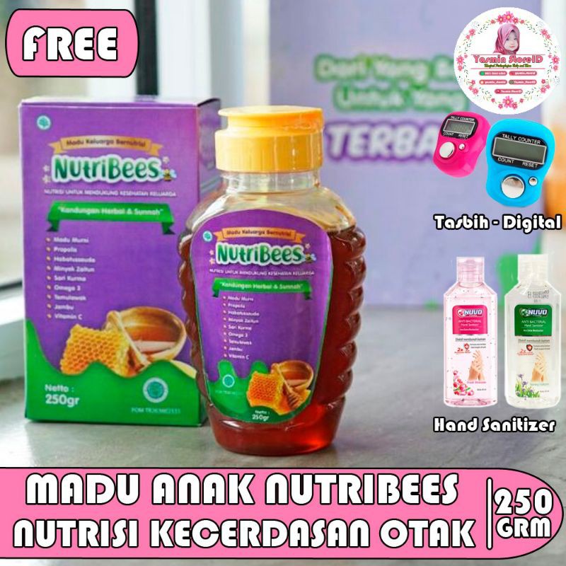 Madu Anak Nutribees 250gr Kemasan Baru / Penambahan Nafsu Makan Anak | Shopee Indonesia