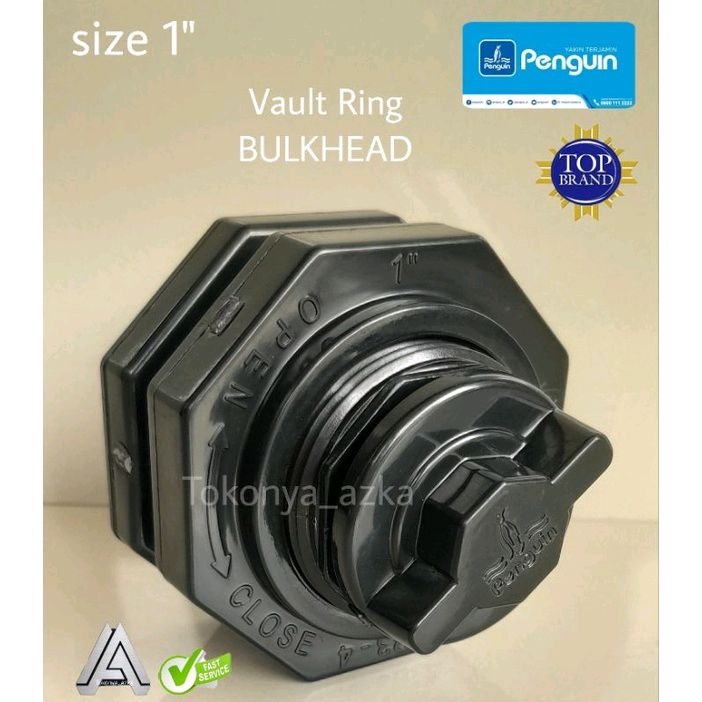 Jual Vault Ring/mur Toren/Mur Tandon/BULKHEAD 1 inch | Shopee Indonesia