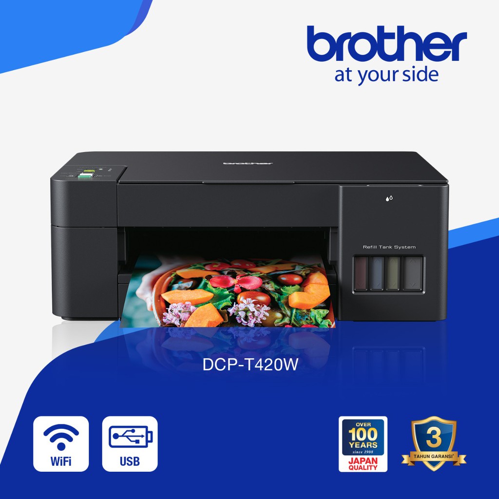 Jual Printer Brother DCP-T420W Inkjet Multi-function + WiFi Printer - NEW SERIES | Shopee Indonesia