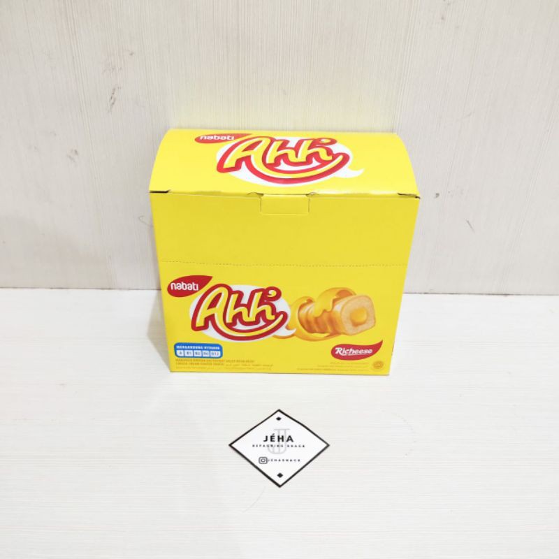Jual [ SNACK ] Nabati Ahh Richeese Rasa Keju isi 20pcs | Shopee Indonesia