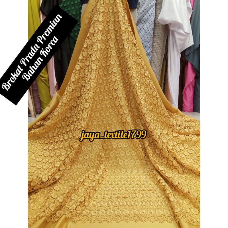 Jual kain Brokat Prada okki Premium | Shopee Indonesia