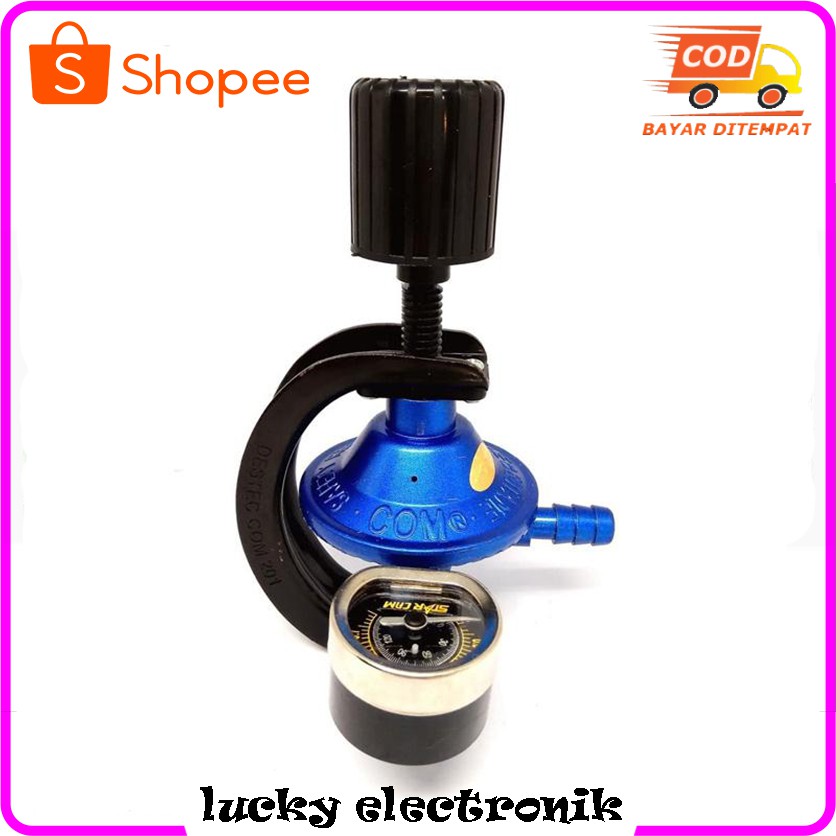 Jual DESTEC Gas Regulator COM 201M original | Shopee Indonesia