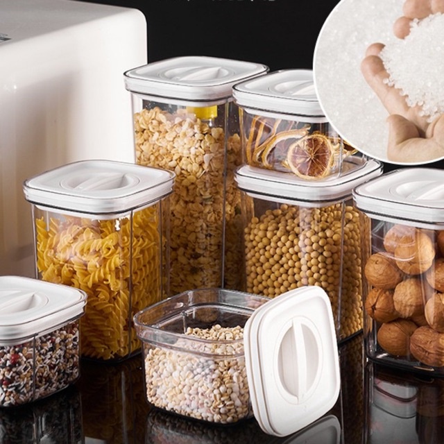 Jual HTA Toples Penyimpanan Serbaguna Tutup Kunci Putar Kotak ...