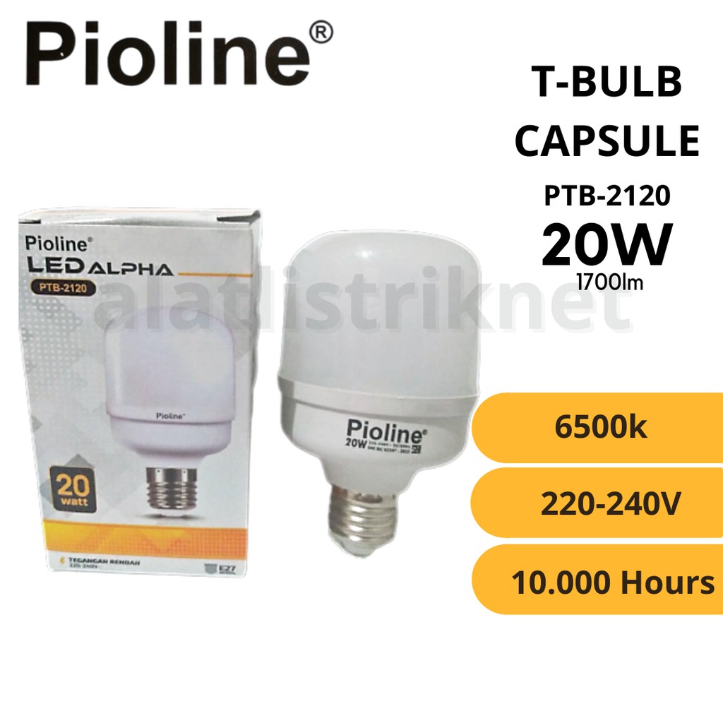 Jual PIOLINE LAMPU LED JUMBO 20 WATT/BOHLAM MURAH TABUNG JUMBO KAPSUL ALPHA | Shopee Indonesia