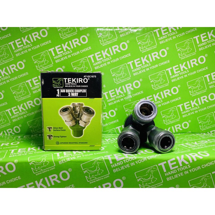 Tekiro Quick Coupler 3 Way - Kopler Angin Kompresor Cabang 3 Tekiro ...