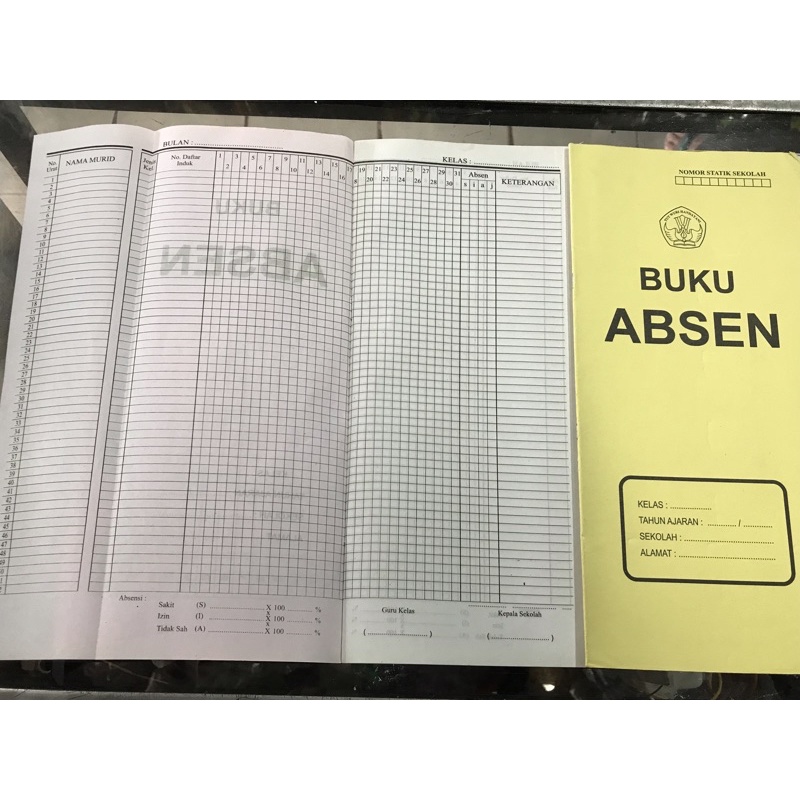 Jual BUKU ABSEN KECIL | Shopee Indonesia
