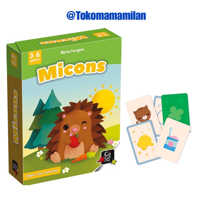 Jual Micons Board Game Anak Usia 3 Tahun | Card Game | Kids Puzzle | Shopee Indonesia